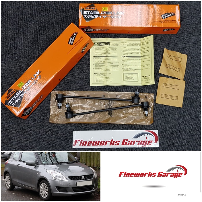 SUZUKI SWIFT ZC82 MASUMA JAPAN FRONT SUSPENSION LINK PER PAIR 2PCS L@R ...