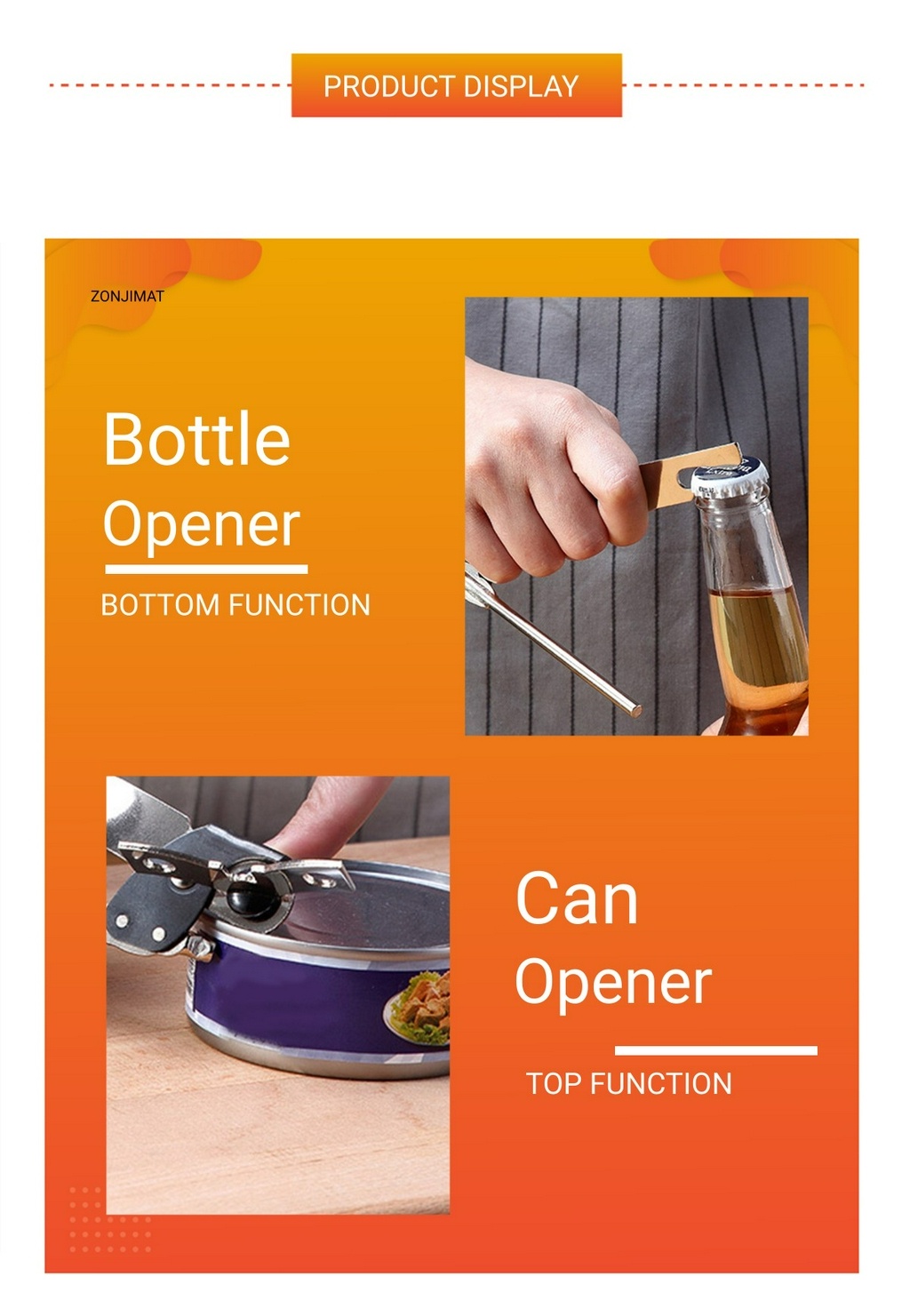 Multifunctional Stainless Steel Professional Can Opener & Bottle ...