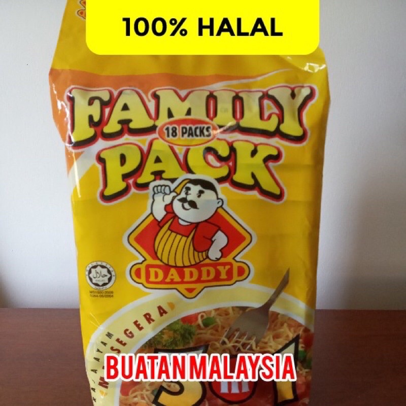 Daddy Mee /Mee Daddy 3in1 Family Pack (18pkt x 80g) Sarawak Instant ...