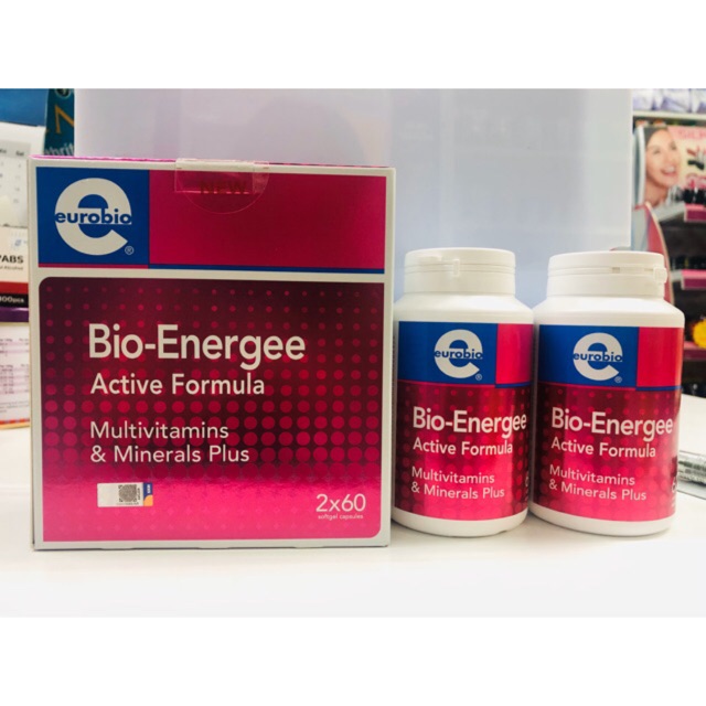 Eurobio Bio-Energee Multivitamins & Minerals (2 x 60 tablets) | Shopee ...