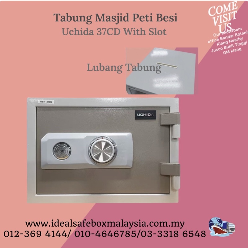 peti besi tabung surau peti besi tabung masjid Uchida 37Cd with Tabung ...