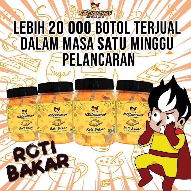 NZ CRUNCHIES PERISA ROTI BAKAR | Shopee Malaysia