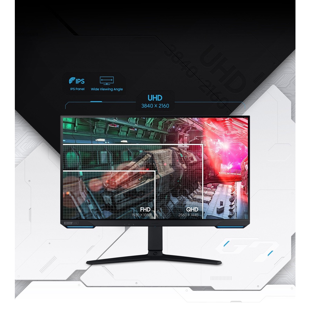 Samsung Odyssey G7 G70A Gaming Monitor (28" - 4K UHD / 144Hz / 1ms / G ...
