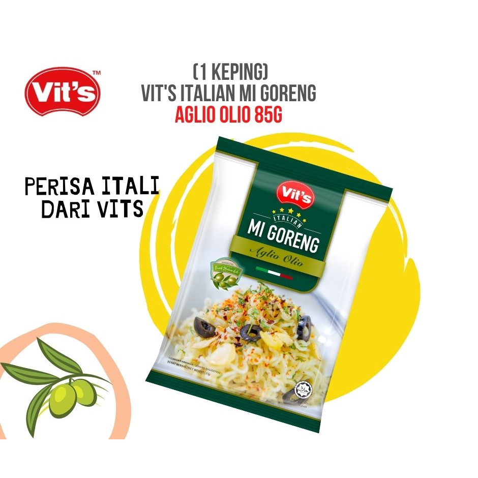 Vit's Italian Mi Goreng Bolognese / Aglio Olio / Carbonara (4 x 85g) (Vits) | Shopee Malaysia