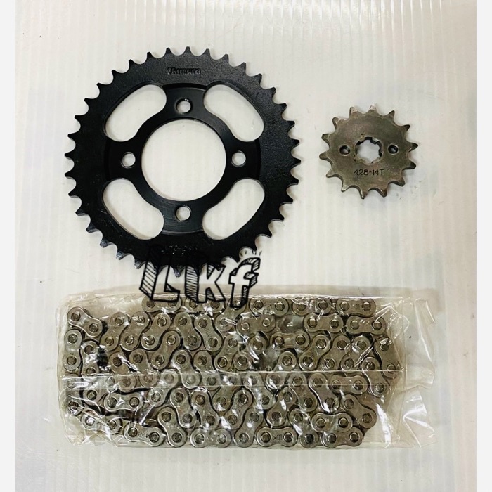 KRISS MR2/KRISS MR3/E-BONUS110/DEPAN & BLKG SPROCKET & 428 CHAIN SET/SPROCKET & 428 CHAIN SET ...