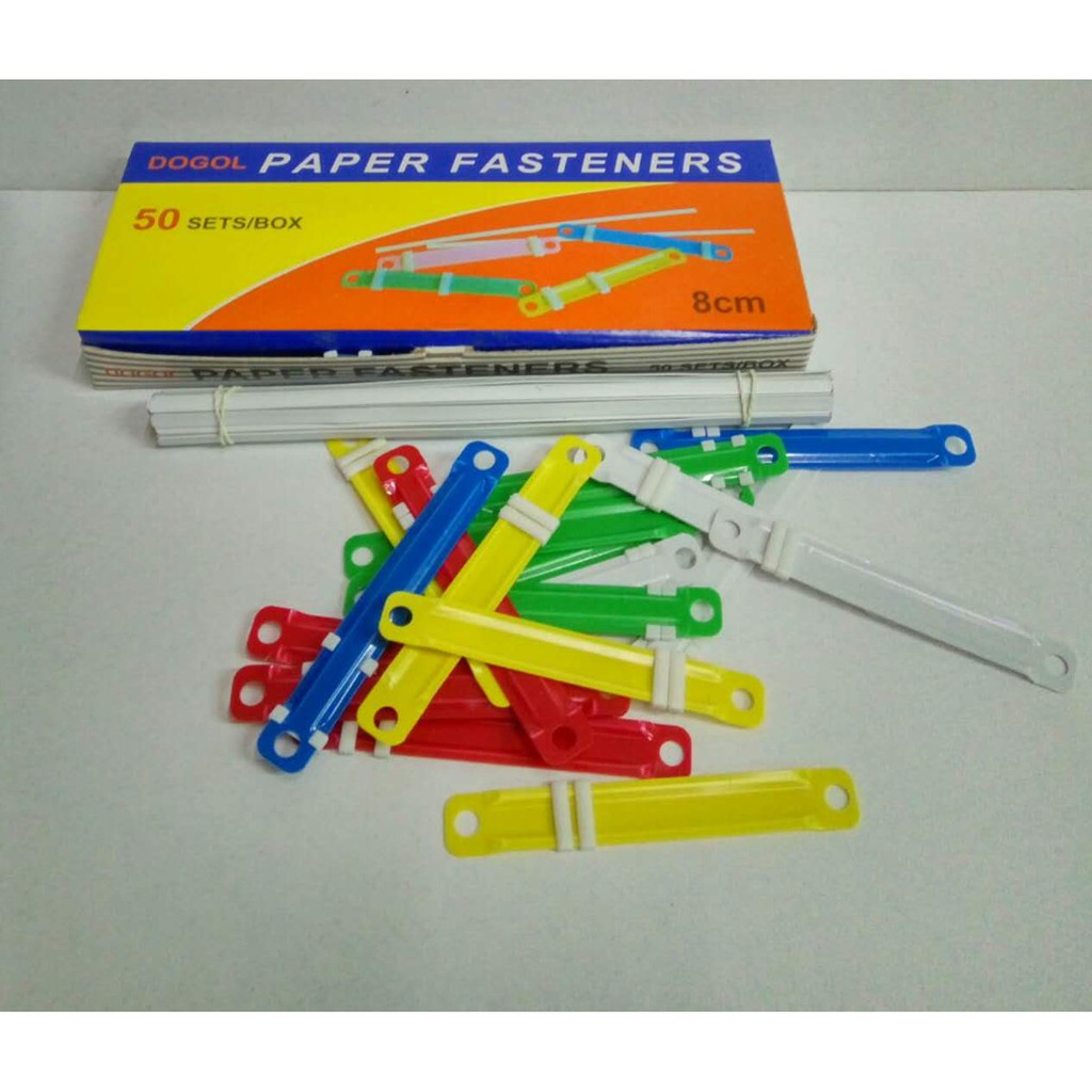 Paper Fastener - 50 sets/box (Mix Colour) | Shopee Malaysia