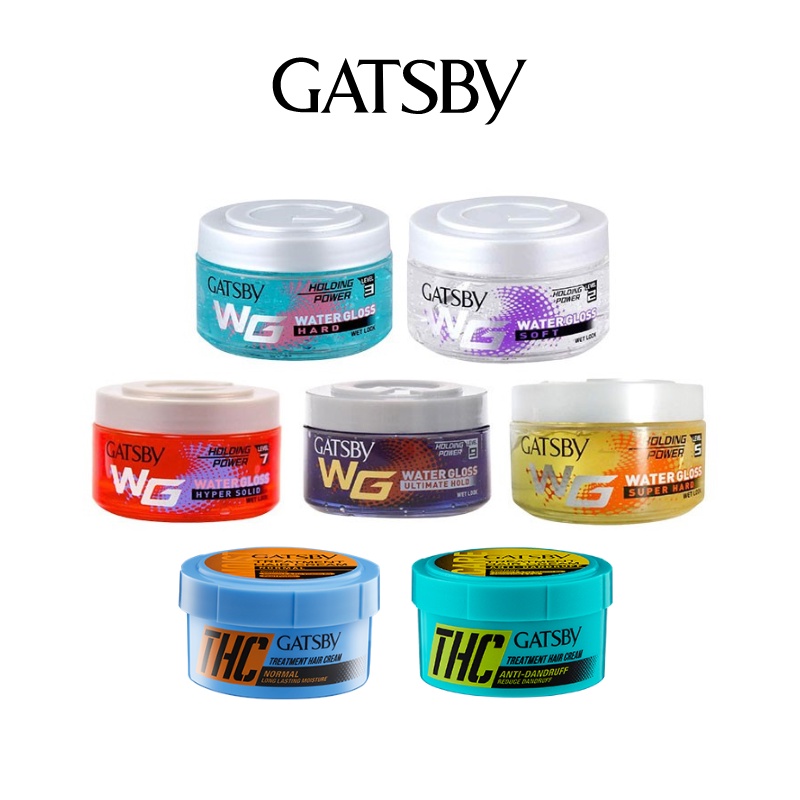 GATSBY Hair Gel Styling Wax Treatment Hair Cream Water Gloss | Shopee ...