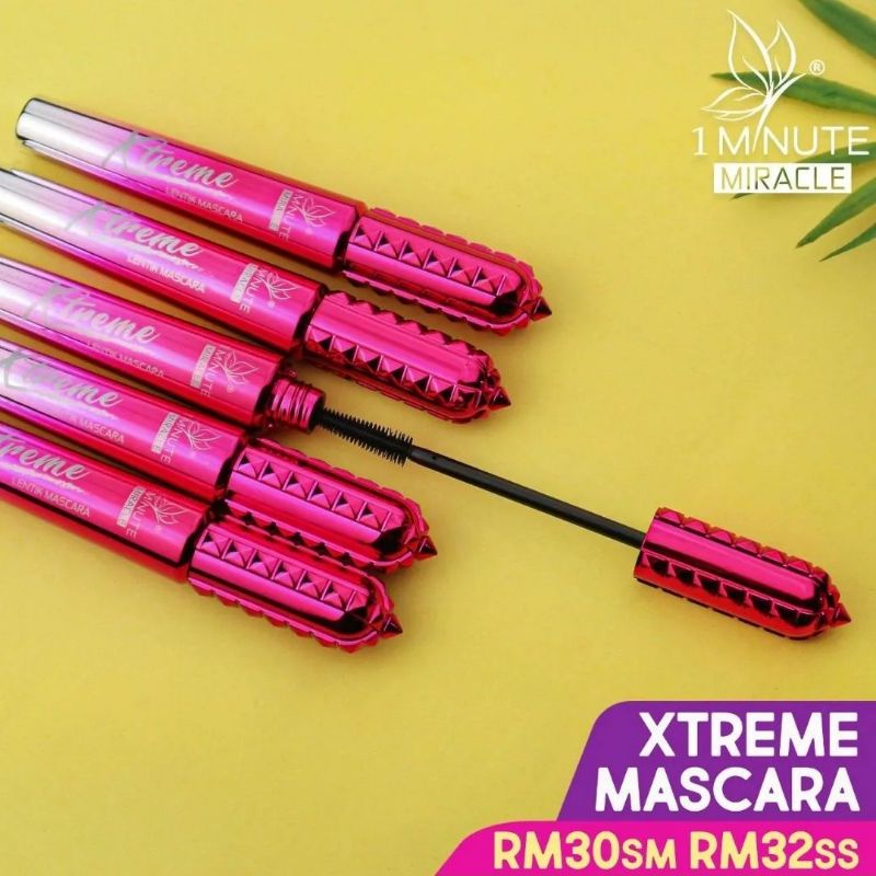 1 minute miracle Mascara Xtreme Lentik | Shopee Malaysia