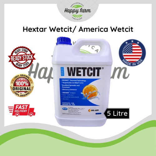 Hextar Wetcit/ America Wetcit/ Orange oil/ Adjucvant/ Sticker/ Kawalan ...