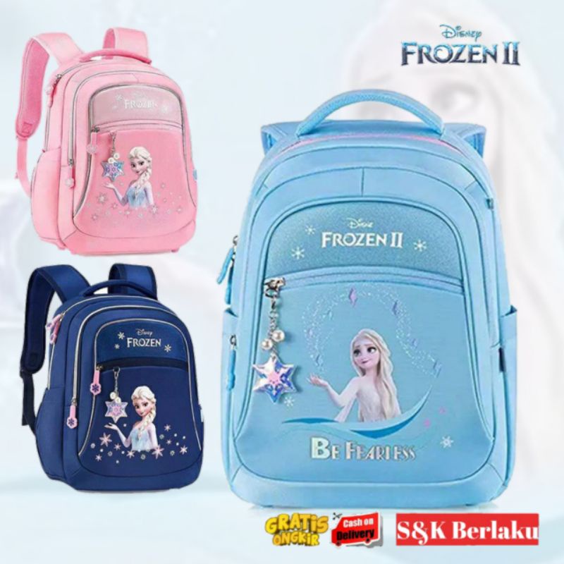 Disney Frozen School Bag Girls Backpack Shoulder Bag Classroom 1-4 ...