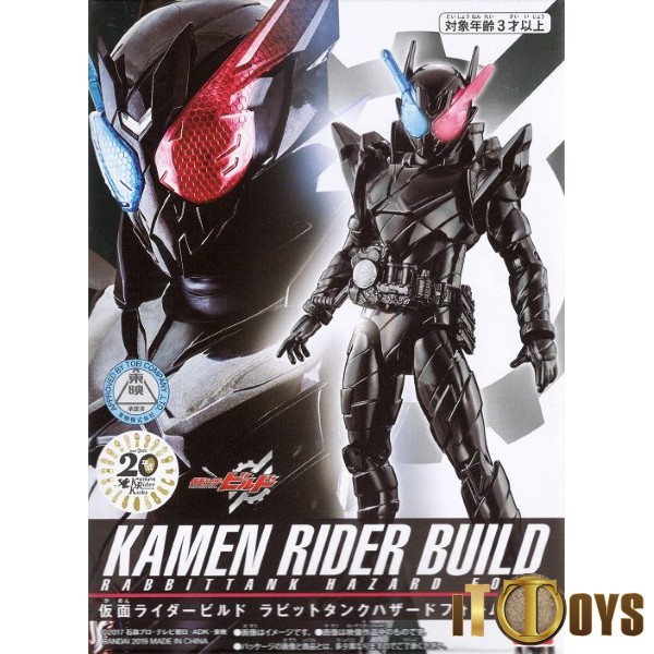 BANDAI Rider Kick's Figure Kamen Rider Build Rabbit Tank Hazard Form ...