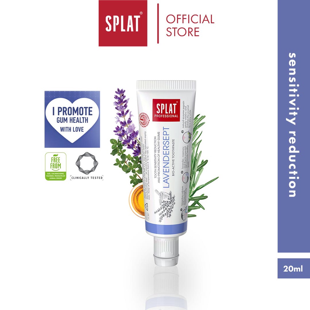 SPLAT Professional Lavendersept Toothpaste [20ml] | Shopee Malaysia