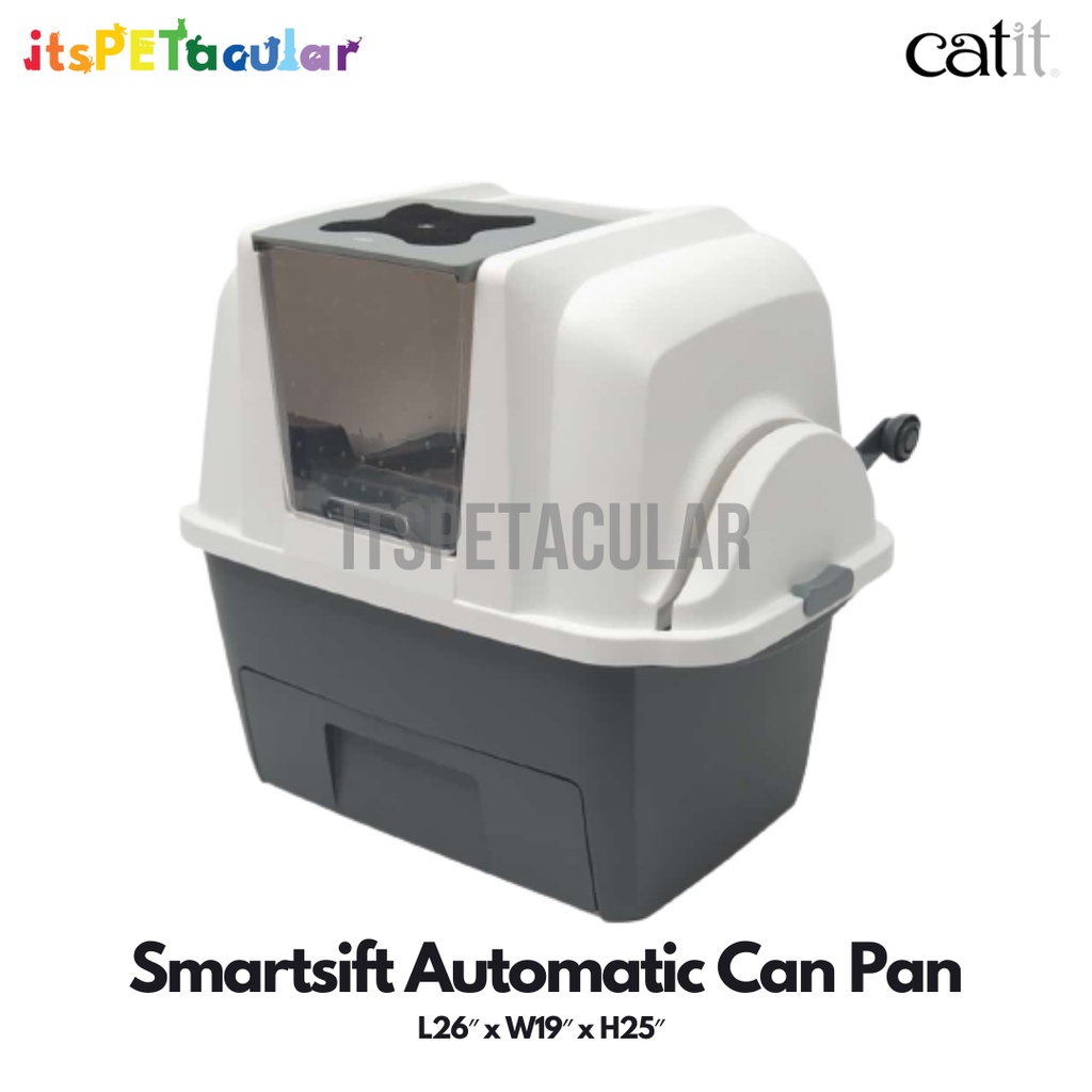 CATIT Smartsift Automatic Sifting Cat Pan Cat Litter Box Fully Enclosed ...