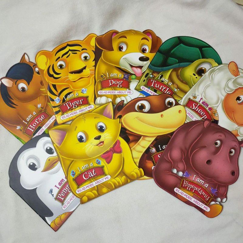 🌈 ENGLISH STORY BOOKS | READ MORE ABOUT ME SERIES 🐈🦓🐢🦅 | Shopee Malaysia