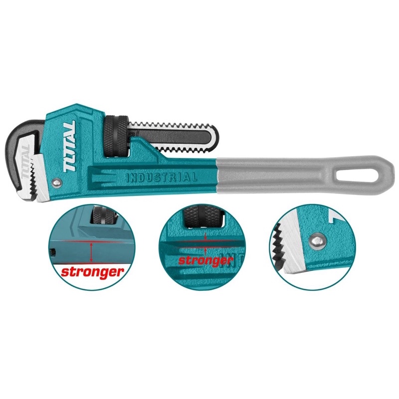 TOTAL 8" - 24" PIPE WRENCH (THT170806, THT171006, THT171206, THT171146 ...