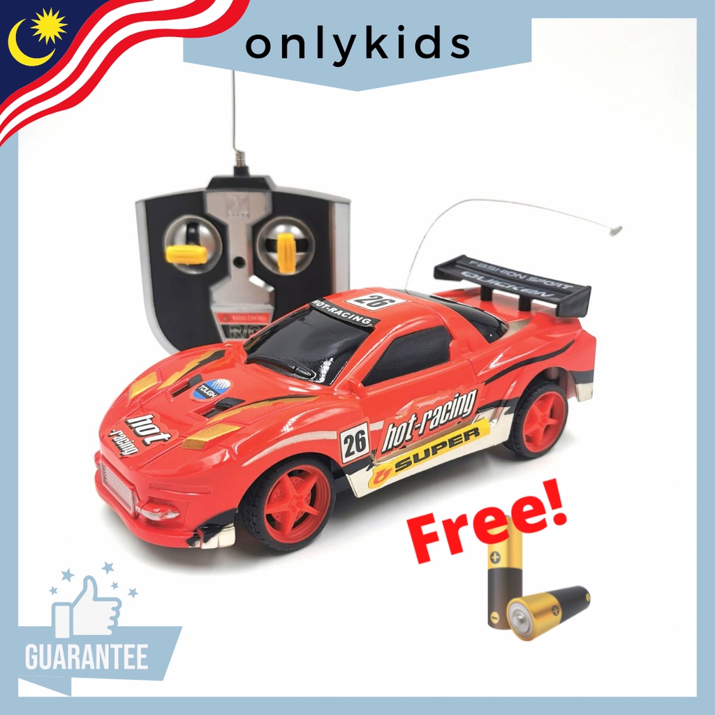 Children Remote Control Racing Car for kids Kawalan Jauh Kereta Mainan ...