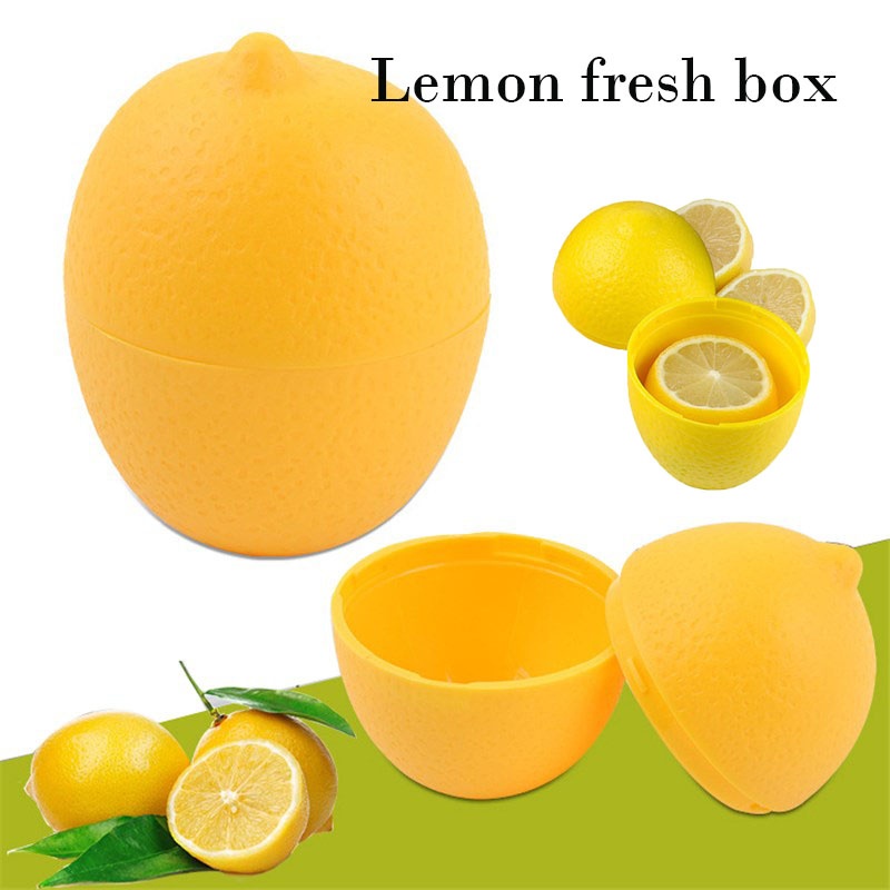 Reusable Lemon Keeper Plastic See Through Storage Container Saver For ...