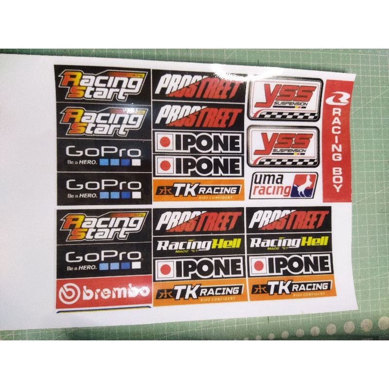 Sticker Workshop Sticker Sponsor Sticker Racing Sticker Racing Sticker ...