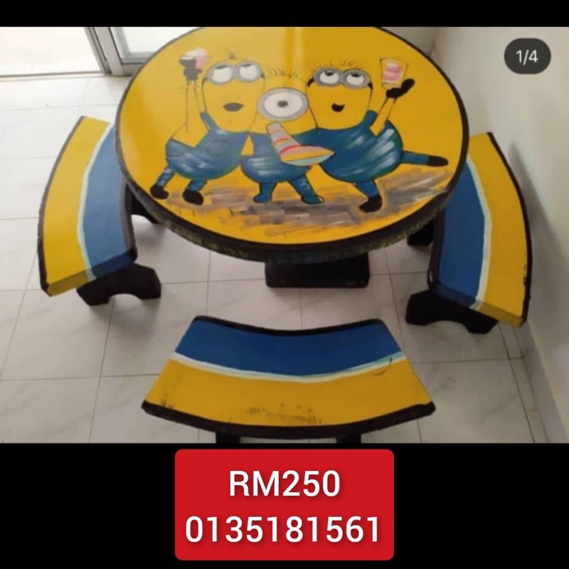 KERUSI MEJA BATU [UTK COD WSP 0135181561] SET MEJA KERUSI BATU MURAH ...