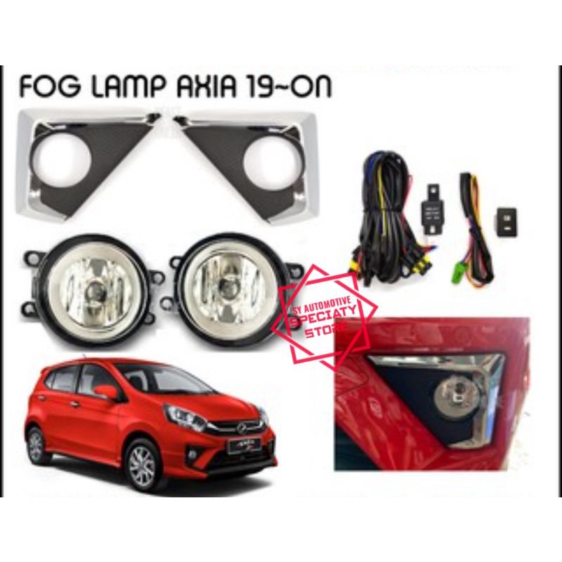 Perodua AXIA 2019 Sport Light /FOG LAMP Axia E, Axia G, Axia GXtra ...