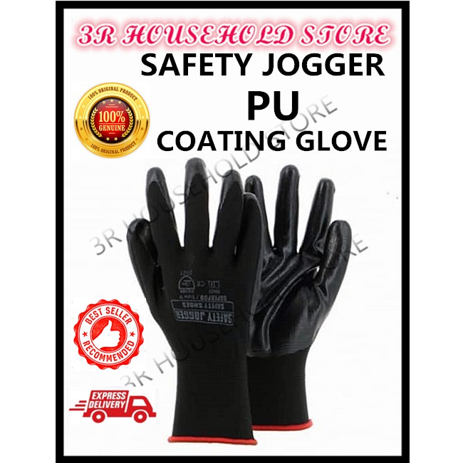 [100% ORIGINAL] SAFETY JOGGER SUPERPRO PU COATING GLOVE (2PCS/PAIR ...