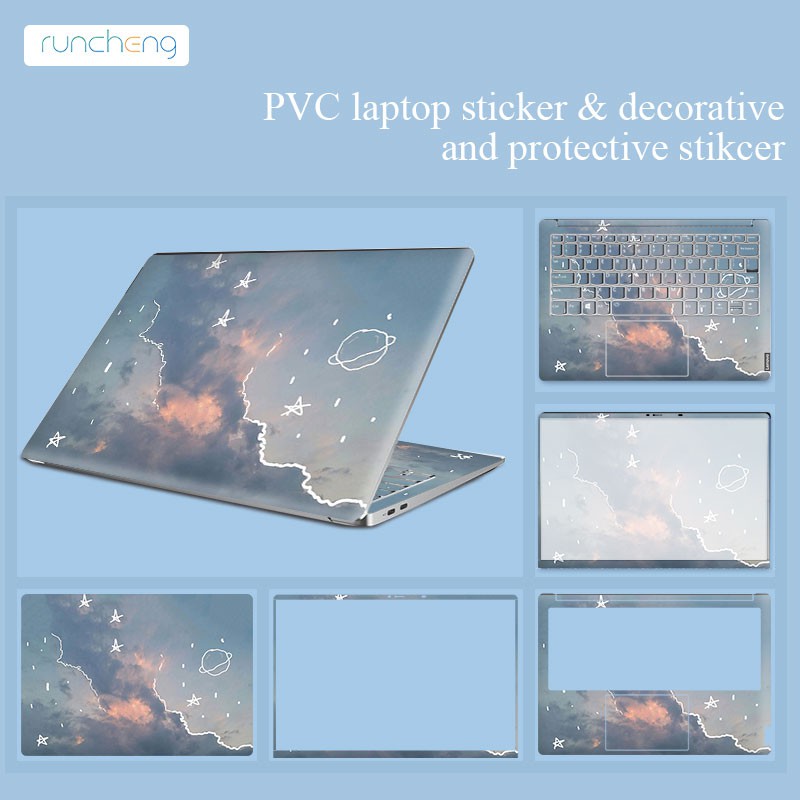 Decorative PVC Free-cutting Laptop Stickers Protective Customized ...