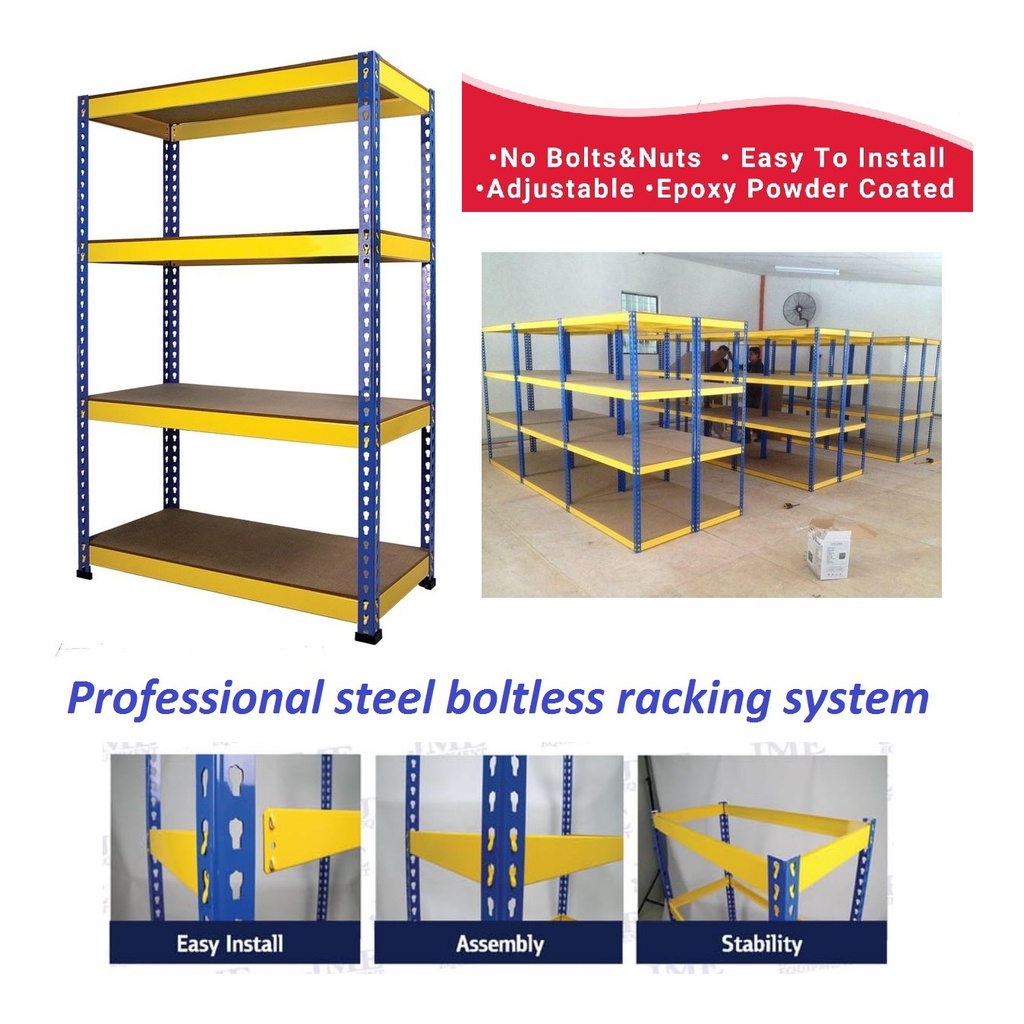 Professional Metal Shelf Boltless DIY Racking System | Shopee Malaysia