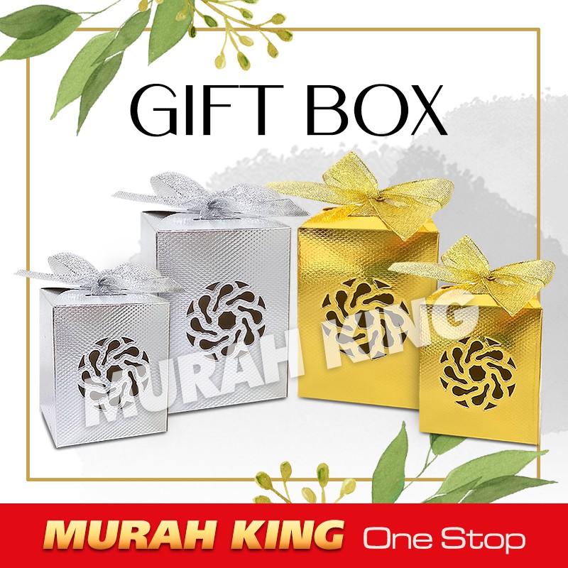 10pcs Gift Box / GOODIES BOX / KOTAK GOODIES / Moden Ribbon Gift Box ...