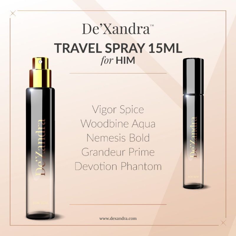 🔥 DEXANDRA 💯 ORIGINAL 🔥 De'Xandra Travel Spray EDP 15 ml Body Perfume for Men | Shopee Malaysia