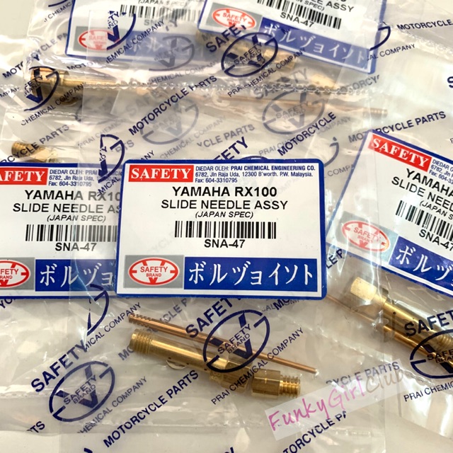 YAMAHA RX100 SLIDE NEEDLE SAFETY | Shopee Malaysia