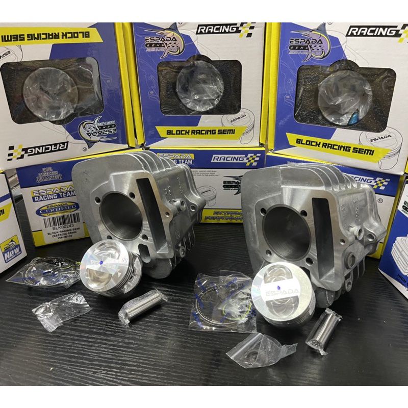 ESPADA WAVE100 EX5 DREAM 55MM 56MM SEMI DOME BLOCK KIT SET CYLINDER ...