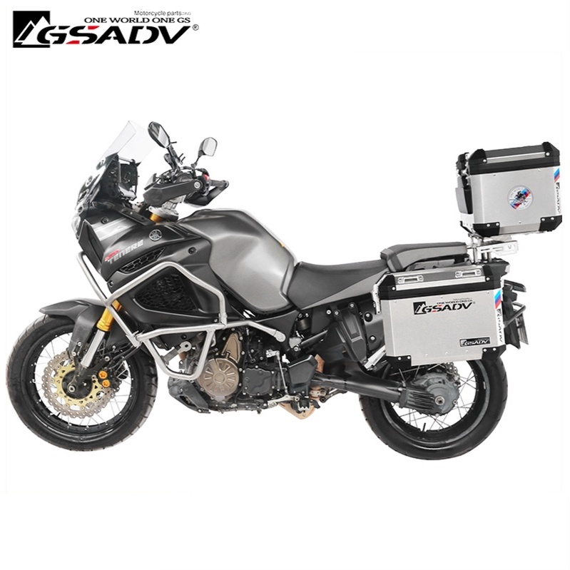 GSADV Yamaha Super Tenere XT1200Z Motorcycle Top Box Aluminium & Side ...