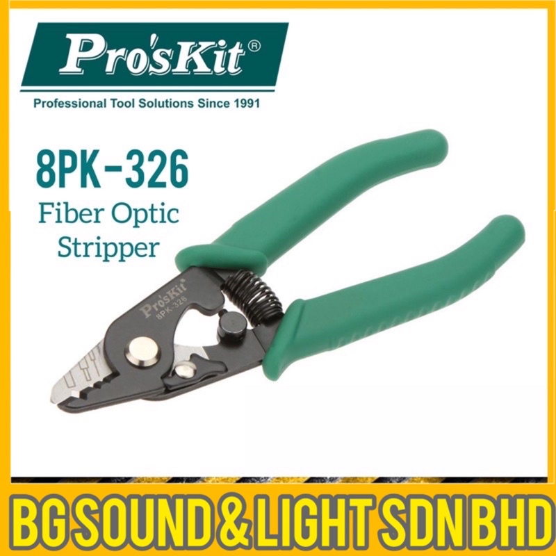 Proskit 8PK-326 Fiber Optic Stripper / Pro’s kit 8PK326 | Shopee Malaysia