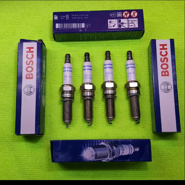 4pcs Bosch Double Platinum Spark Plug for Mercedes A207/C207/A209/C209 ...
