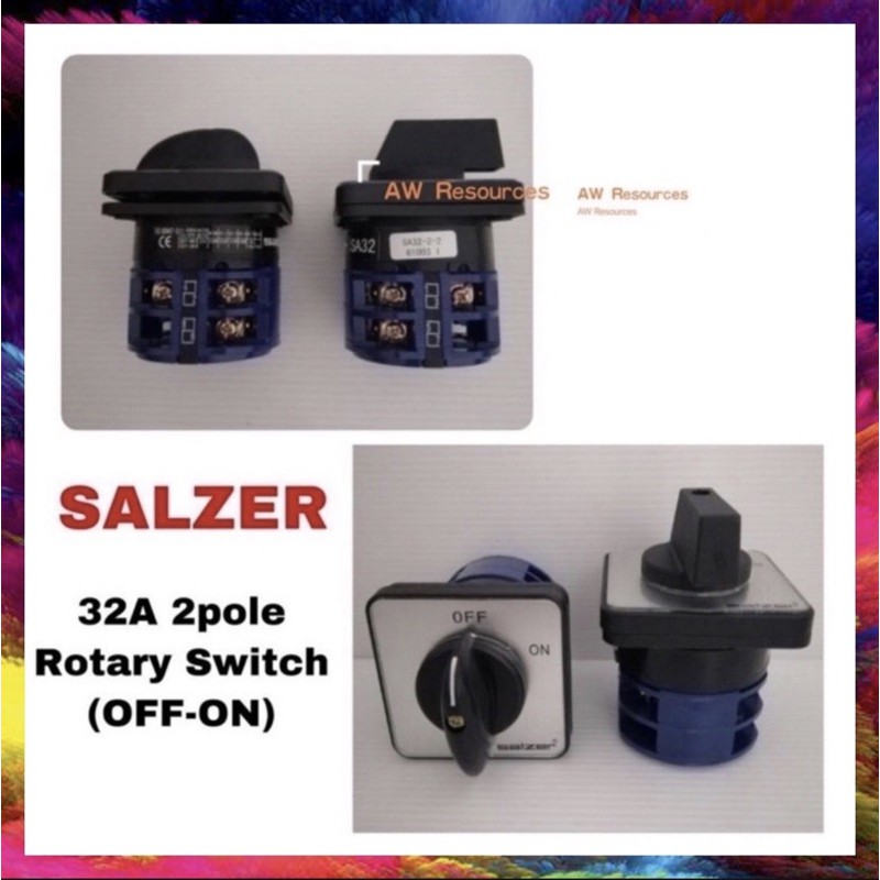 32A 2Pole Rotary Switch (OFF-ON) | Shopee Malaysia