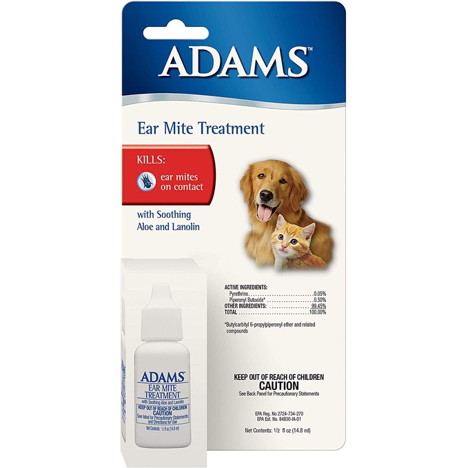 Adam Ear Mite Treatment 14.8ml | Shopee Malaysia