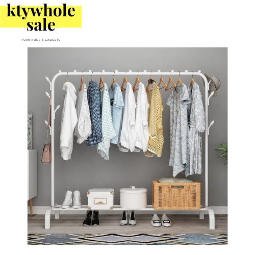 KTY XL Size 3 in 1 RACK BAJU Clothes Rack Hanging Organizer Rack ...