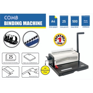 BM-2088 Comb Binding Machine | Heavy Duty Binding Machine *Two Handle ...
