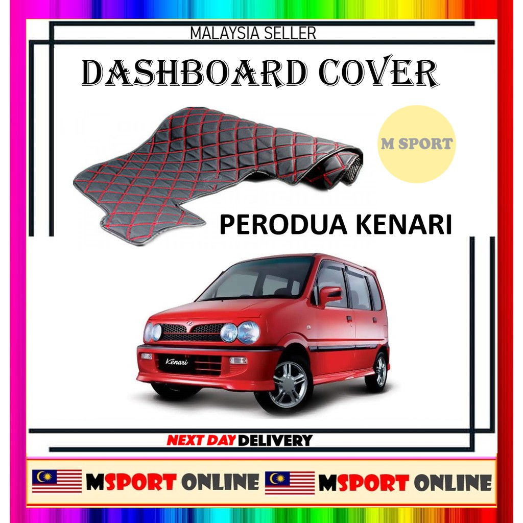 PERODUA KENARI DAD GARSON VIP Custom Made Non Slip Dashboard Cover Mat ...