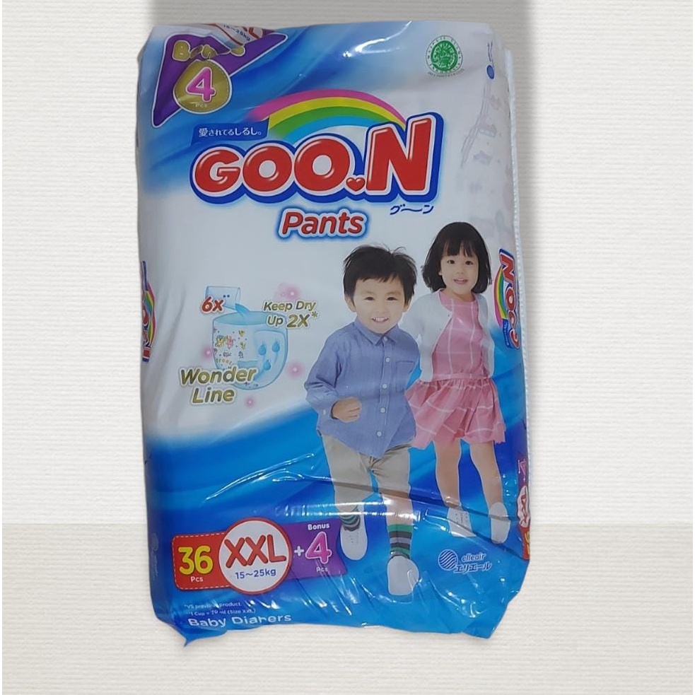 Pampers GOO.N GOON Premium Pants Baby Diapers XXL PantsPopok 36 pcs ...