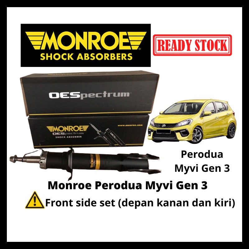 MONROE FRONT Shock Absorber Perodua Myvi New D20N M800 2018-2022 Myvi Depan Set Spare Part ...