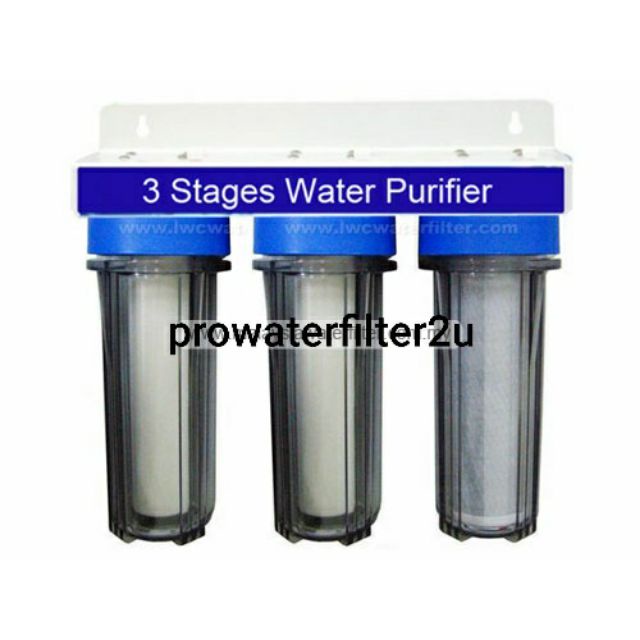 10" DEMA US Water Filter Triple Stages Housing (Come With SEDIMENT,UFD ...