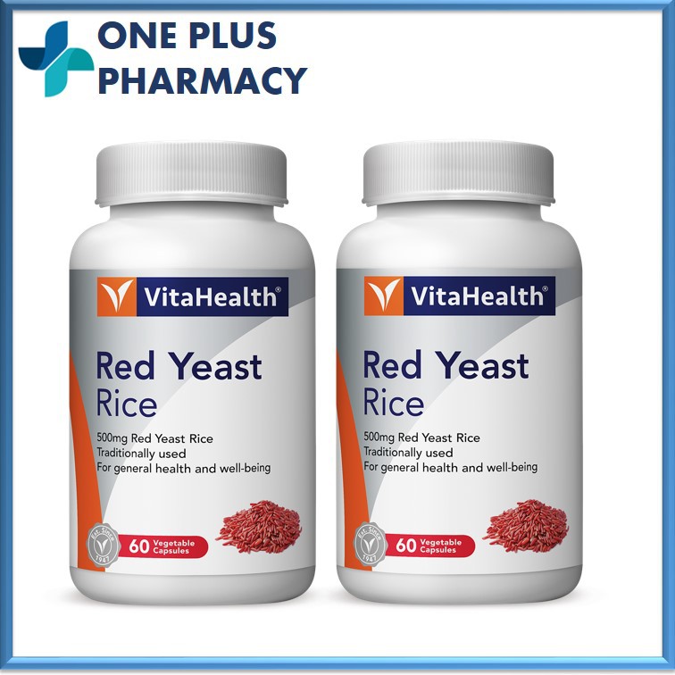 VITAHEALTH Red Yeast Rice 60's / 2x60's [EXP 05/2027] | Shopee Malaysia