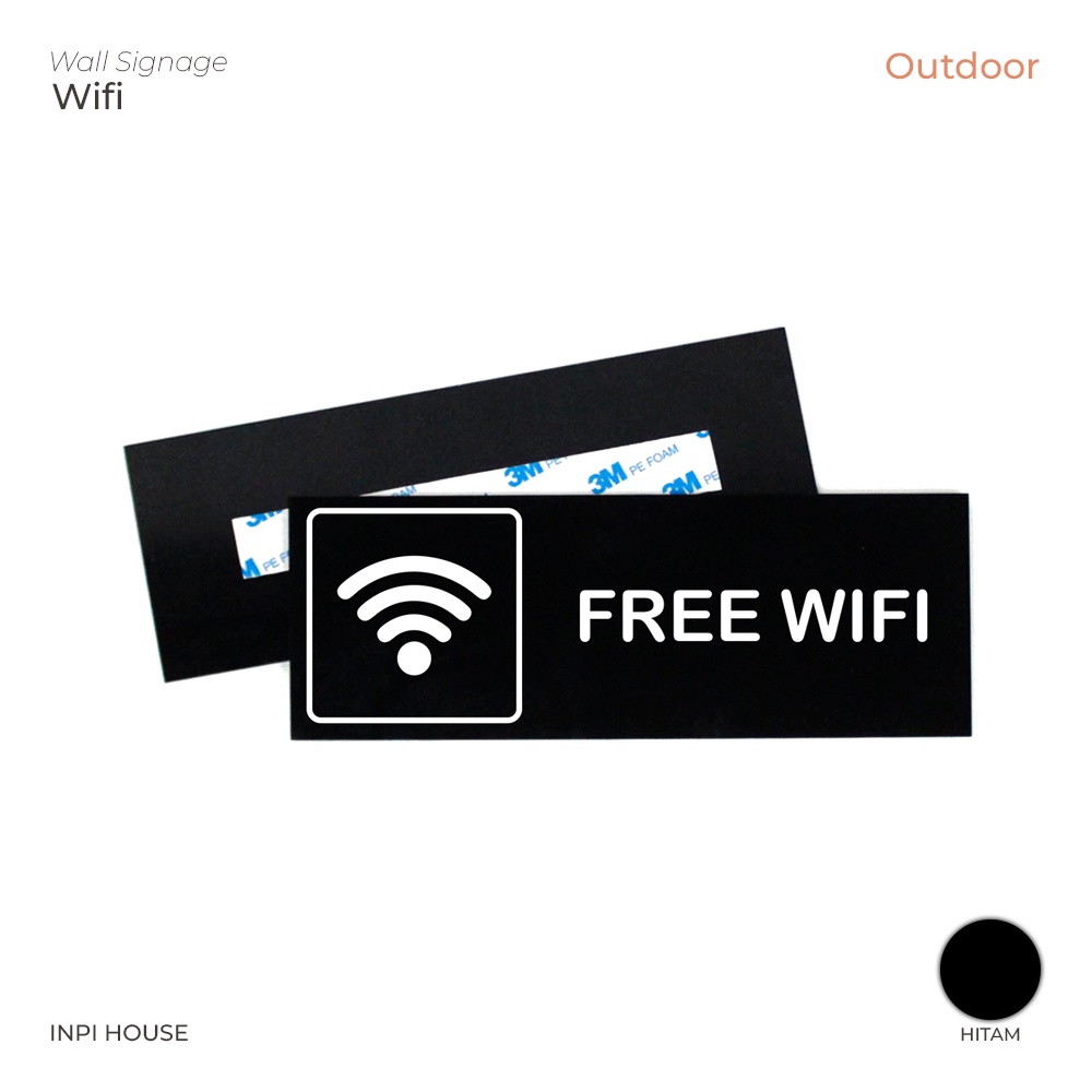 Free wifi signage - free wifi sign board - acrylic - free wifi logo ...