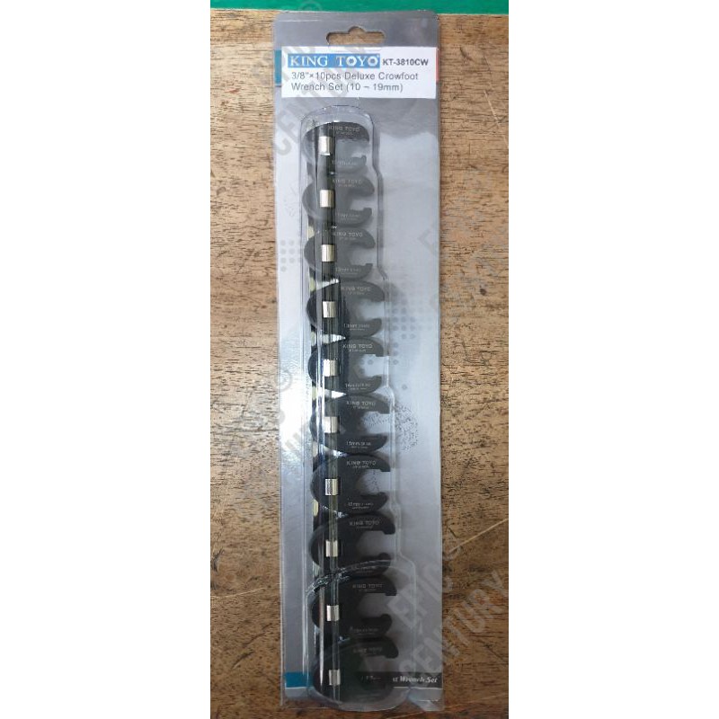 Kingtoyo Deluxe Crowfoot Wrench Set Kt-3810 (Ktfc-10) | Shopee Malaysia