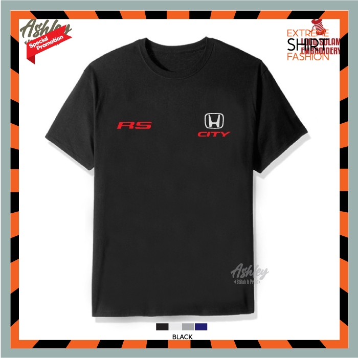 T Shirt Round Neck Honda RS VTEC City 1.5L Civic Racing Spec Baju ...