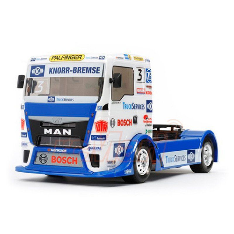 🇲🇾Tamiya Team Hahn Racing MAN TGS Semi Truck Clear Body Set #51606 ...