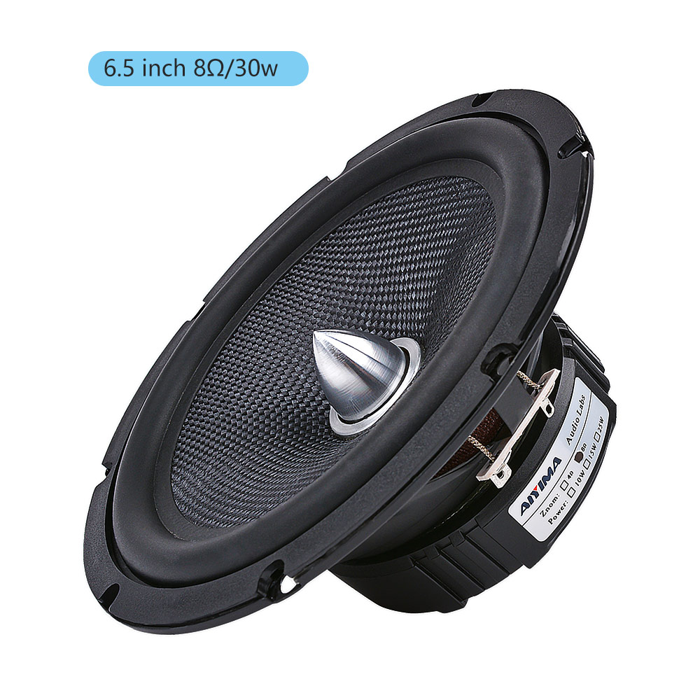 AIYIMA 6.5 Inch 4/8 Ohm 40W Car Midrange Bass Sound Speaker Home Theater Audio Speaker Glass ...