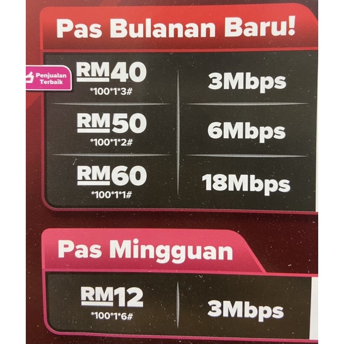 Maxis Hotlink Prepaid Top Up Internet Unlimited Data Plan Monthly & Weekly | Shopee Malaysia