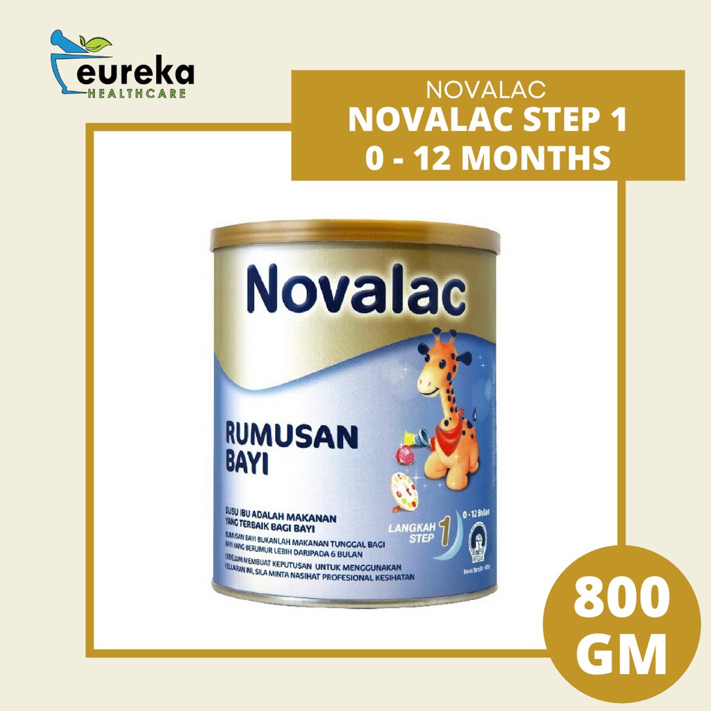 NOVALAC STEP 1 (0-12 MONTHS) 800G | Shopee Malaysia
